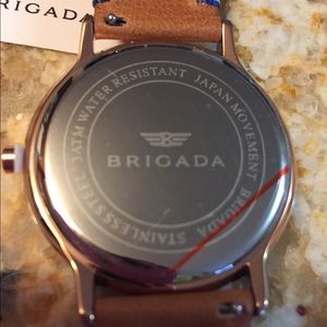 Brigada | Accessories | Nib Brigada Rose Gold Mens Watch | Poshmark
